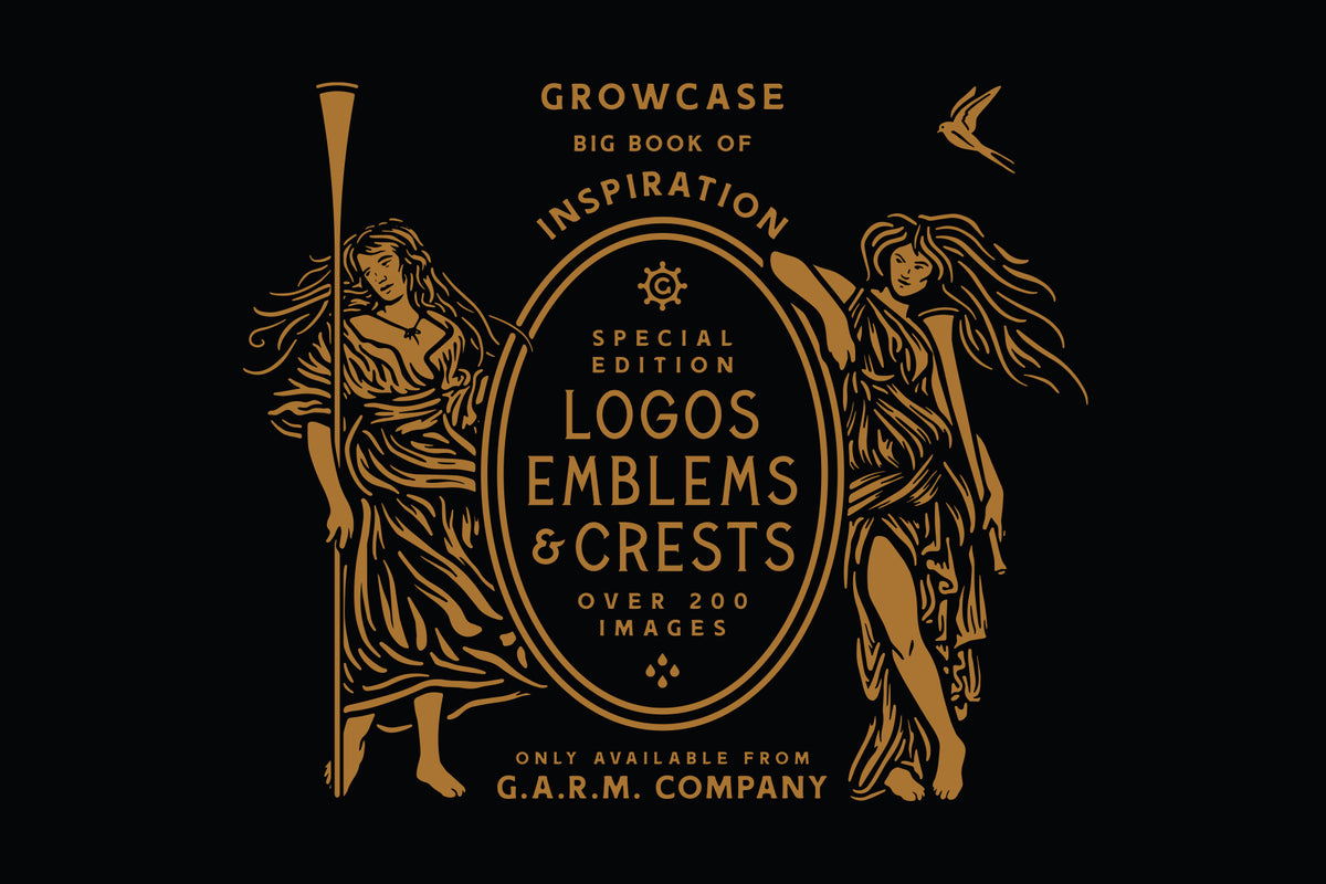Growcase Big Book of Inspiration - Special Edition: Logos, Emblems & C – G.A.R.M. Company